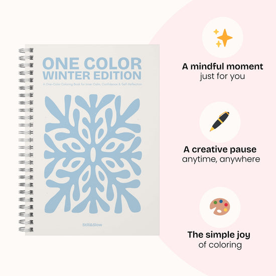 One Color Coloring Book - Winter Edition – Still&Slow