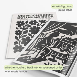 One Color Coloring Book for Inner Calm & Self-Reflection – Still&Slow