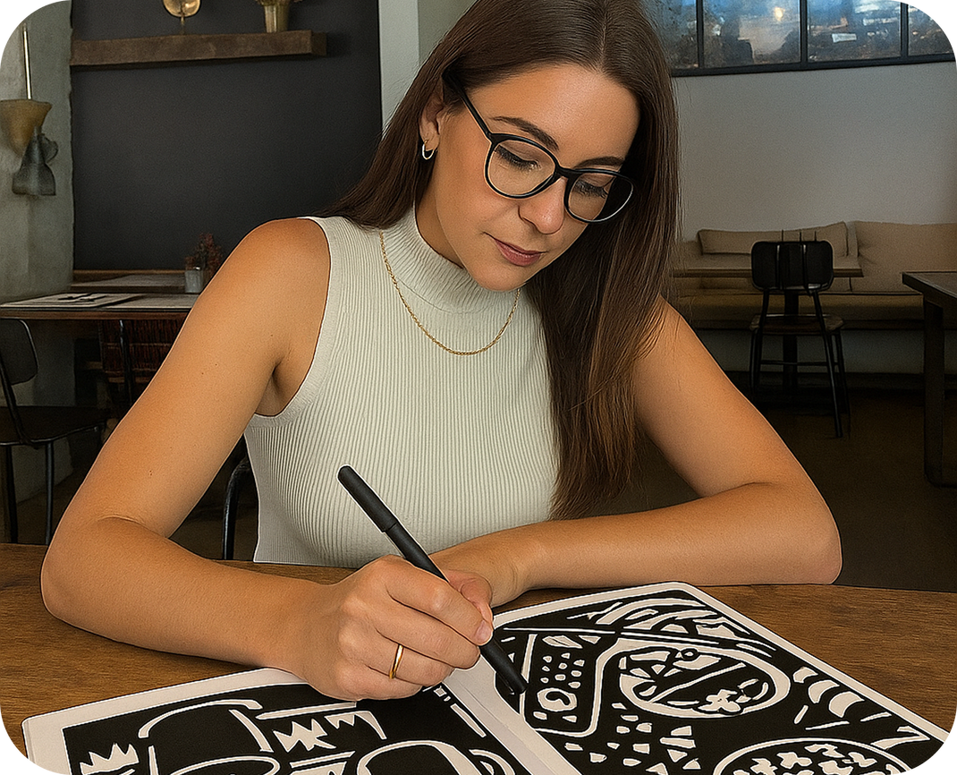 Still & Slow - The Only One-Color Minimalist Coloring Book for Adults ...