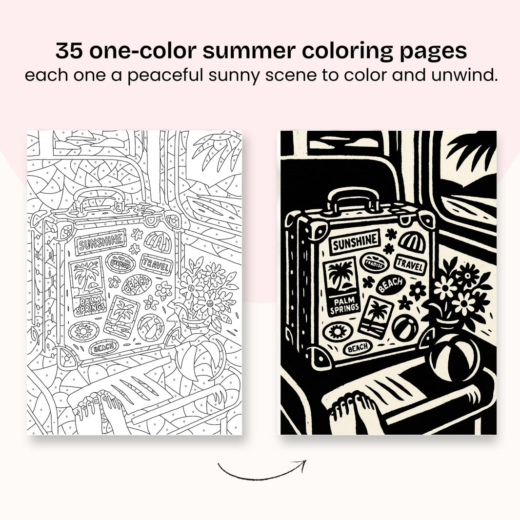One Color Coloring Books – Still&Slow